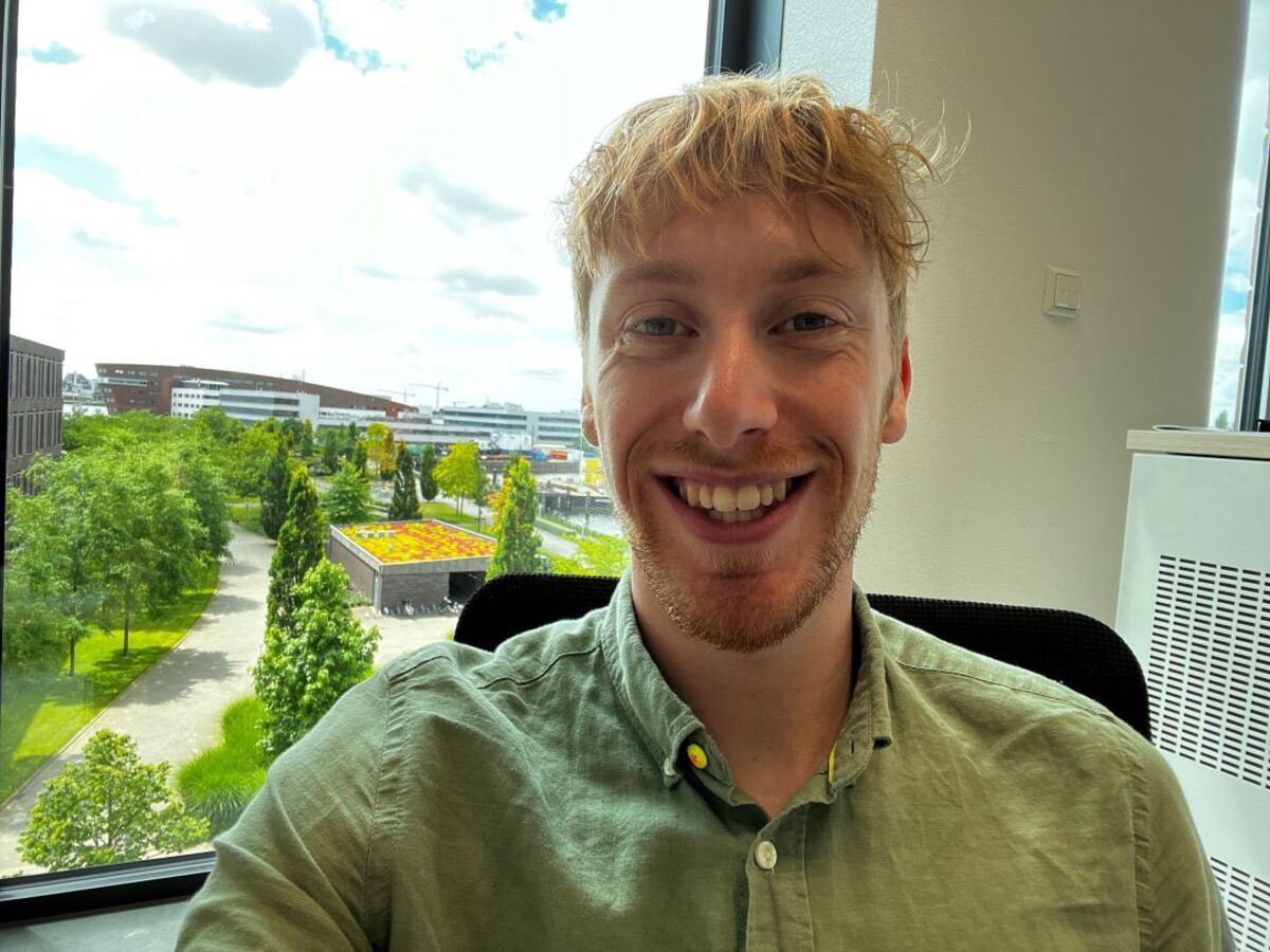 Jelle made his mark as a data science intern | Boskalis